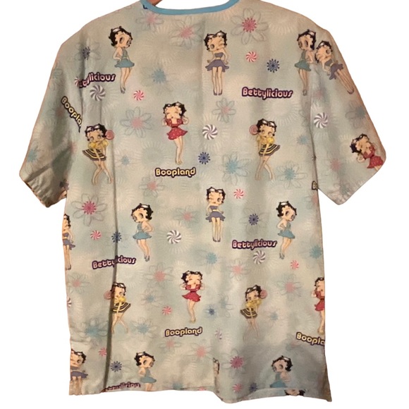Betty Boop | Tops | Betty Boop Scrub Top | Poshmark